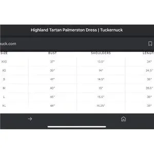 Tuckernuck | Dresses | Tuckernuck Highland Tartan Palmerston Dress Nwt ...